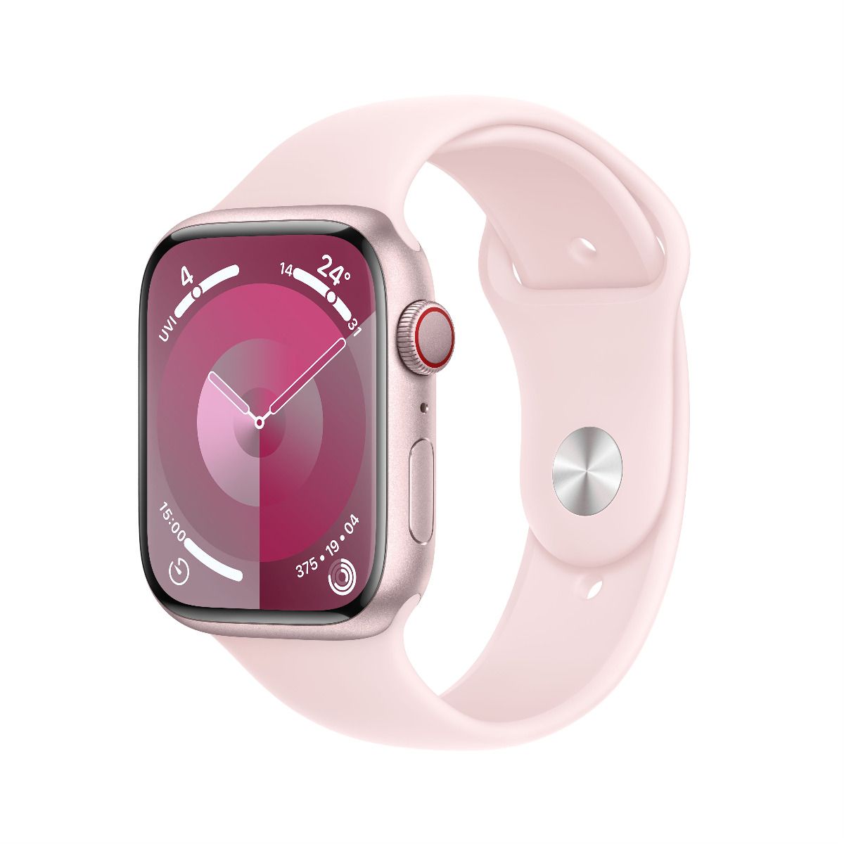 Buy Apple Watch Series 9 GPS + Cellular 41mm Pink Aluminium Case with ...